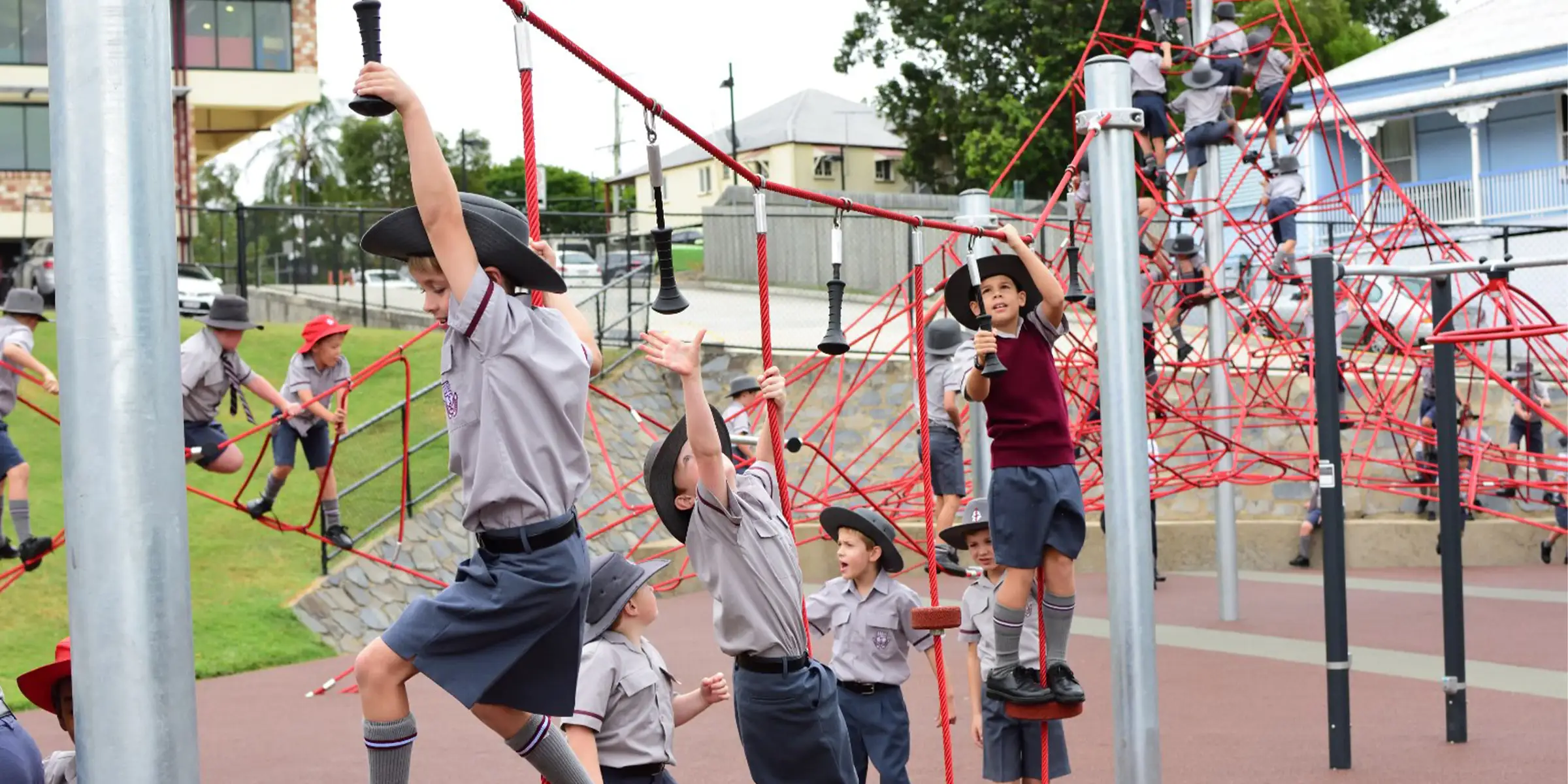 Outdoor Playground Equipment for Schools - KOMPAN