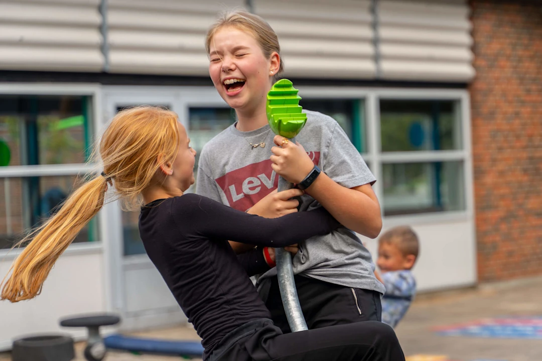 KOMPAN | Hældager School playground for teens | Denmark