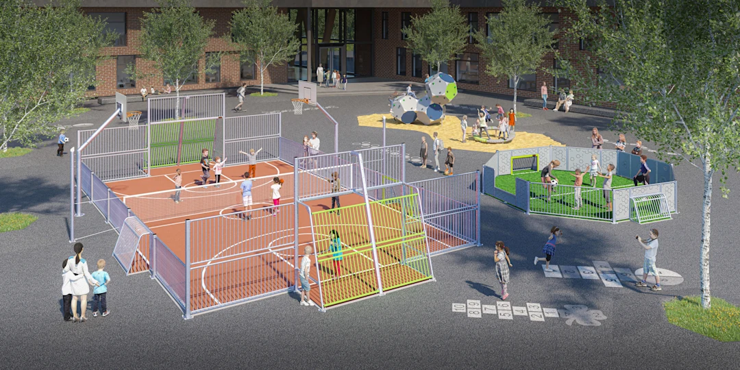 KOMPAN | Outdoor sports design solution for schools