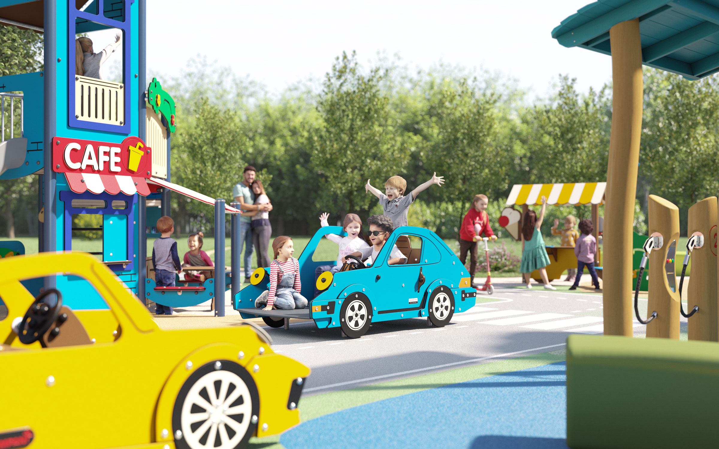 Porsche x KOMPAN: Där design möter lek