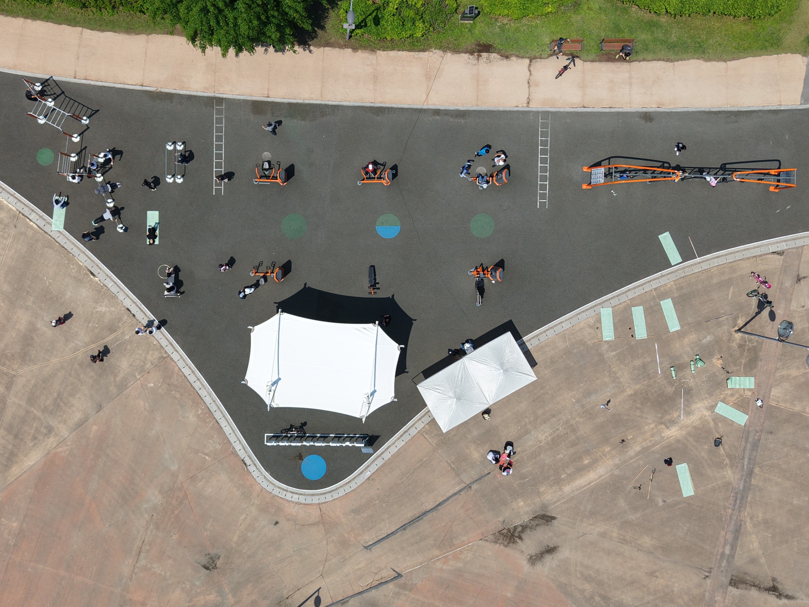 KOMPAN Outdoor Gym Case Study - Hangang River park, Seoul, South Korea ...