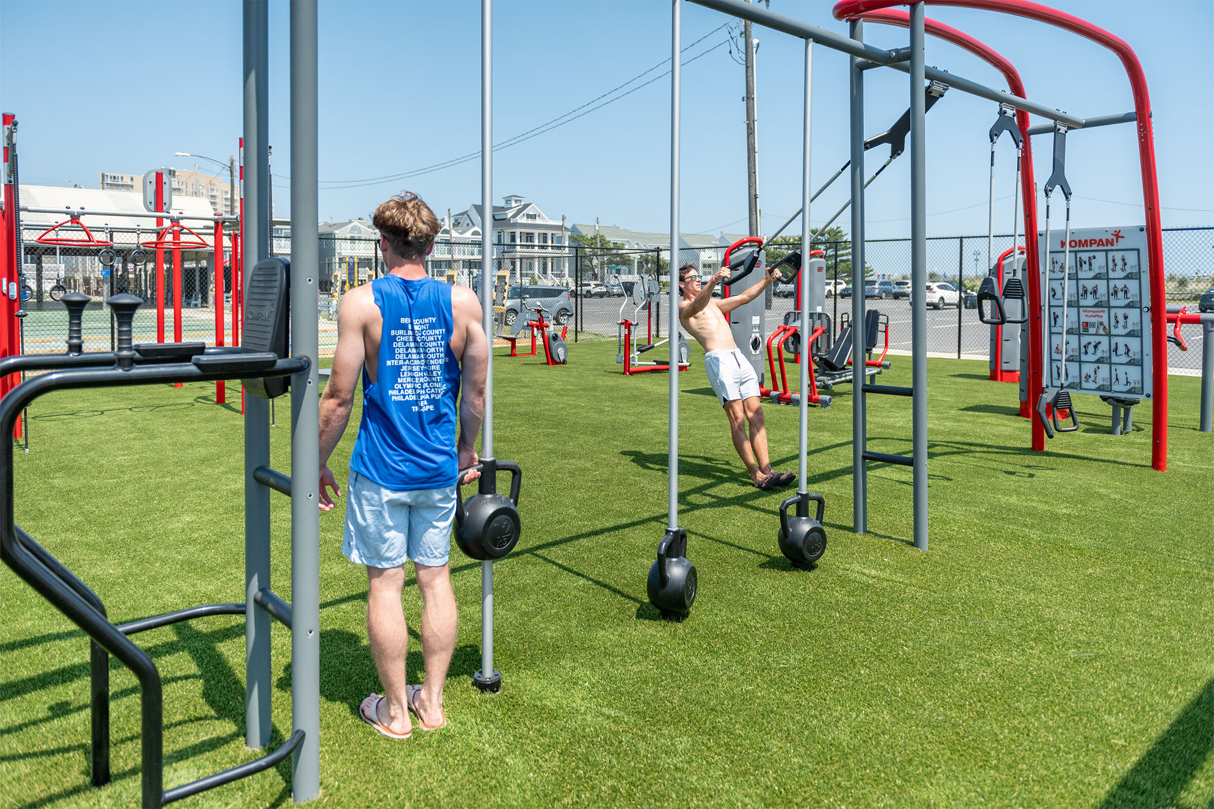 Outdoor Fitness Park in New Jersey - KOMPAN