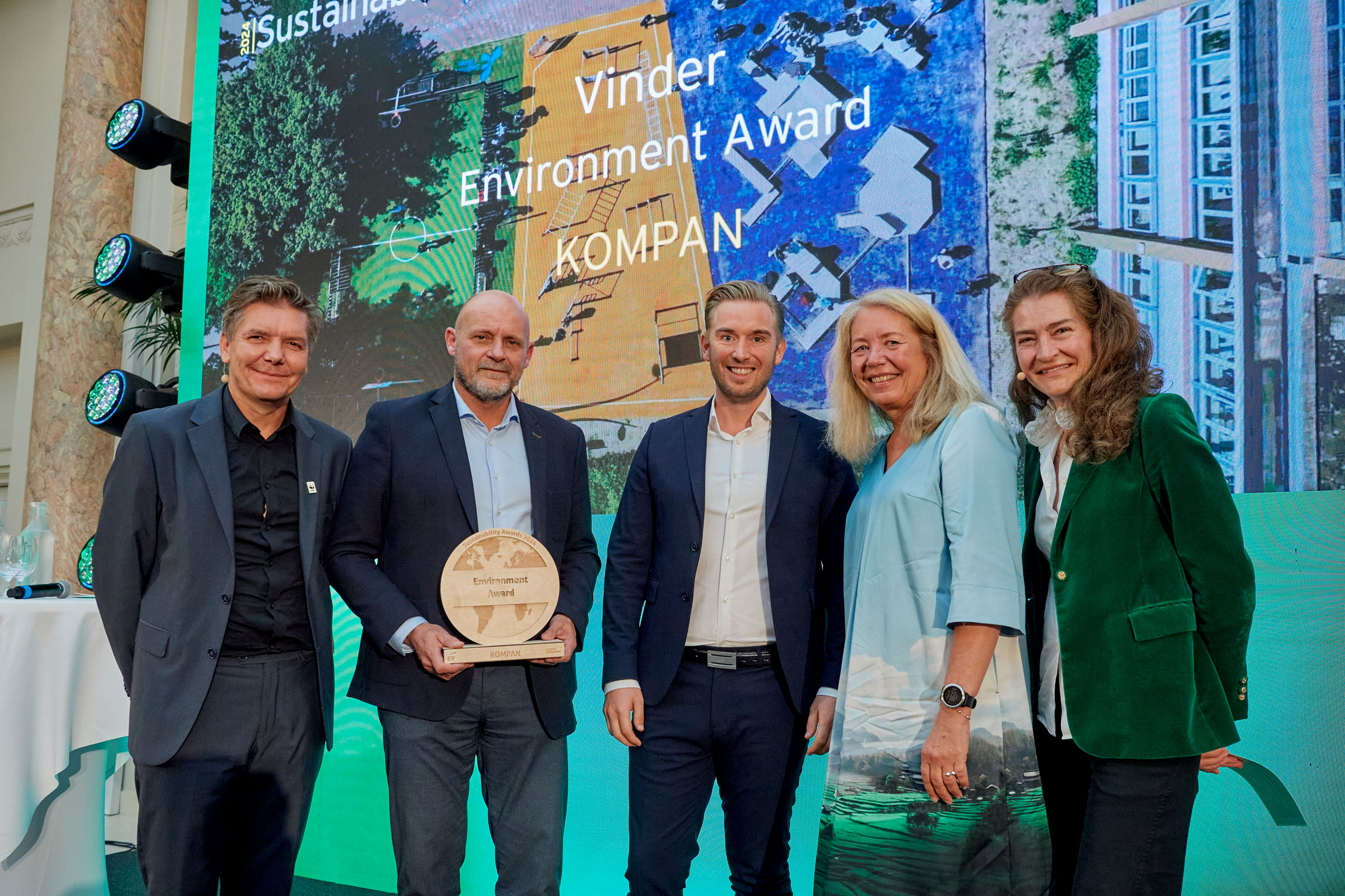Vinderne af Sustainability Award 2024 - KOMPAN