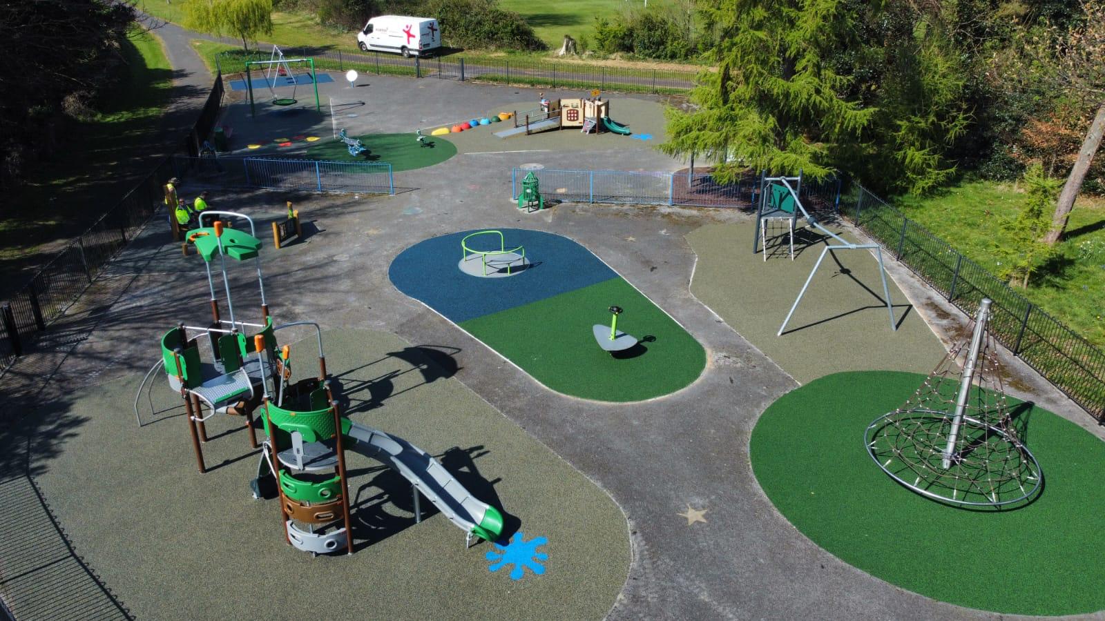 Belcamp Park, Dublin - New KOMPAN play area