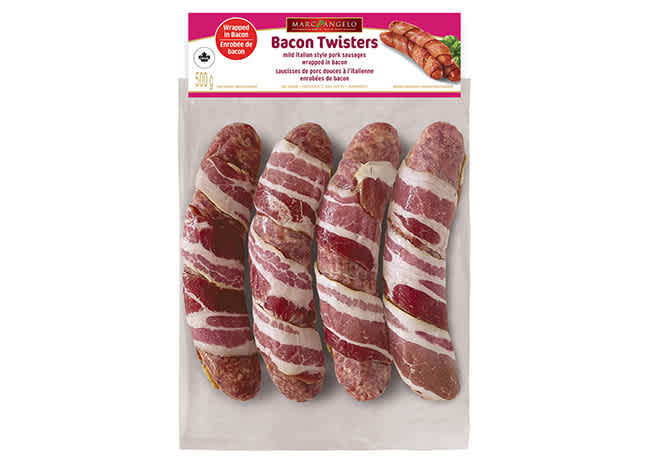 Jumbo Bacon Twisters | Marcangelo Foods