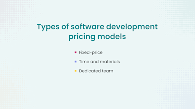 Software Development Pricing Models | Yellow