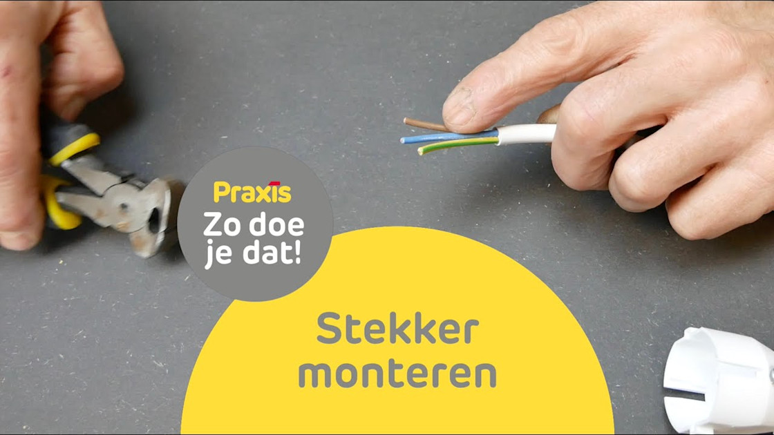 Stekker monteren | Stappenplan