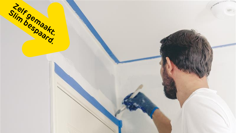 Verf en accessoires van Brico.be voor schitterende kleuren.