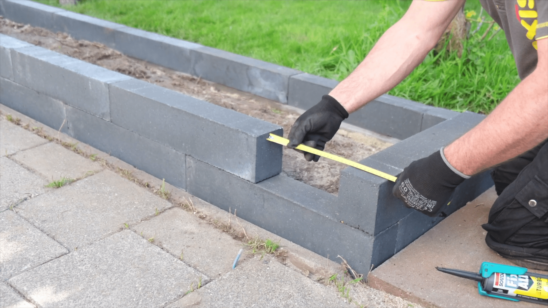 Border maken van stapelblokken | Praxis