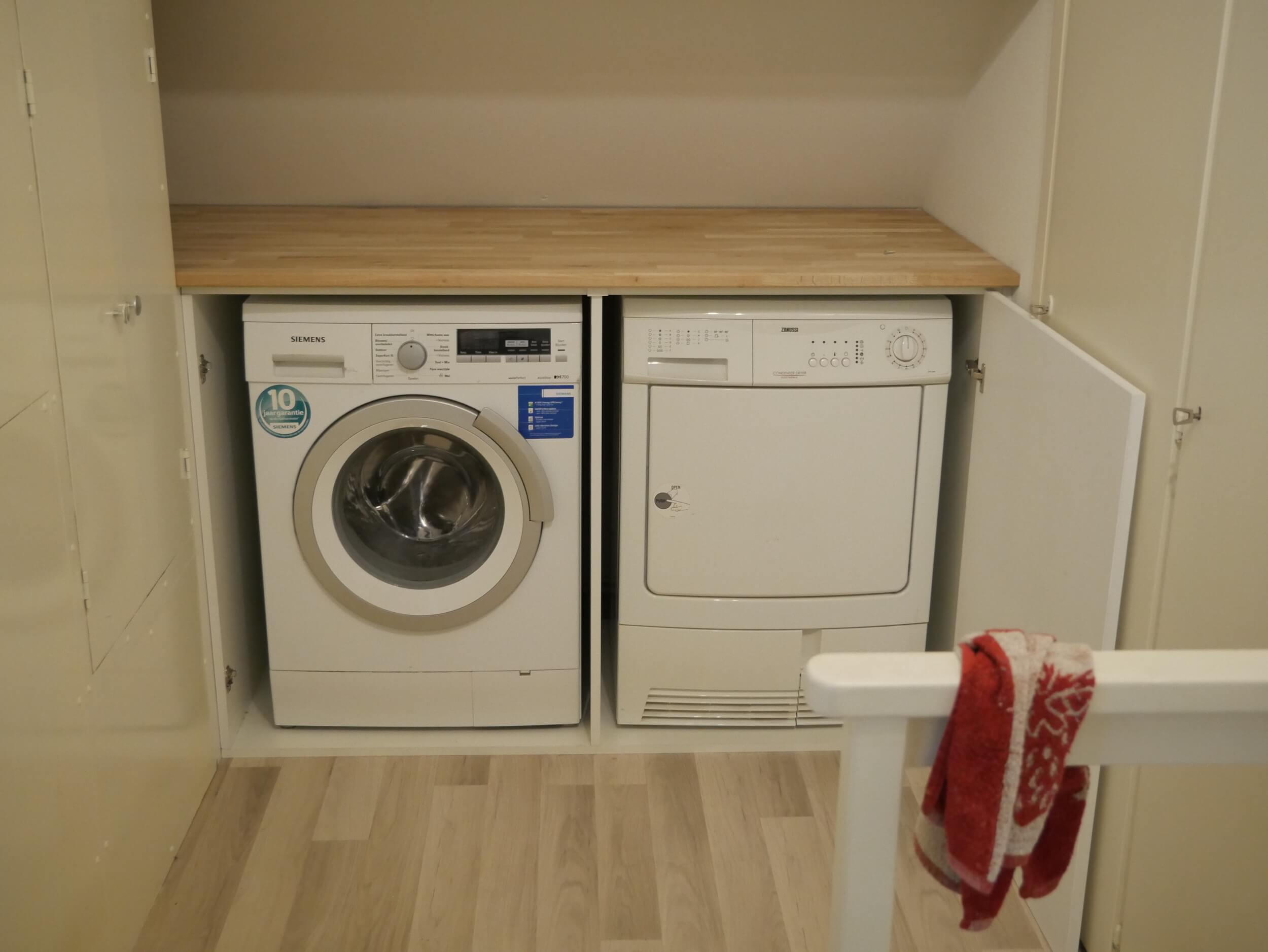 Meubel voor de wasmachine en droger maken | Stappenplan