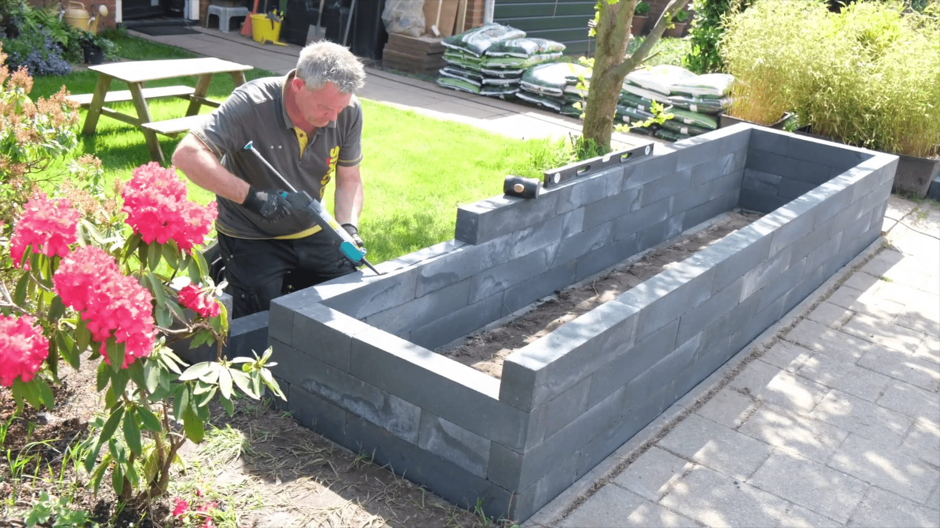 Border maken van stapelblokken | Praxis