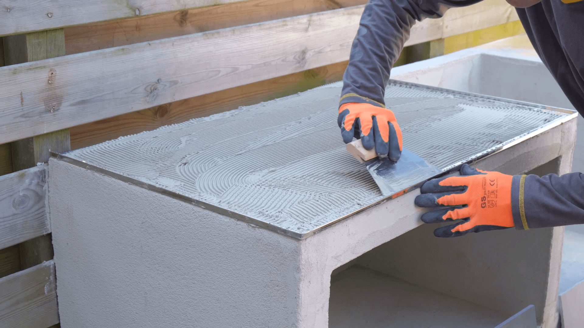 Buitenkeuken van betonblokken maken - Praxis