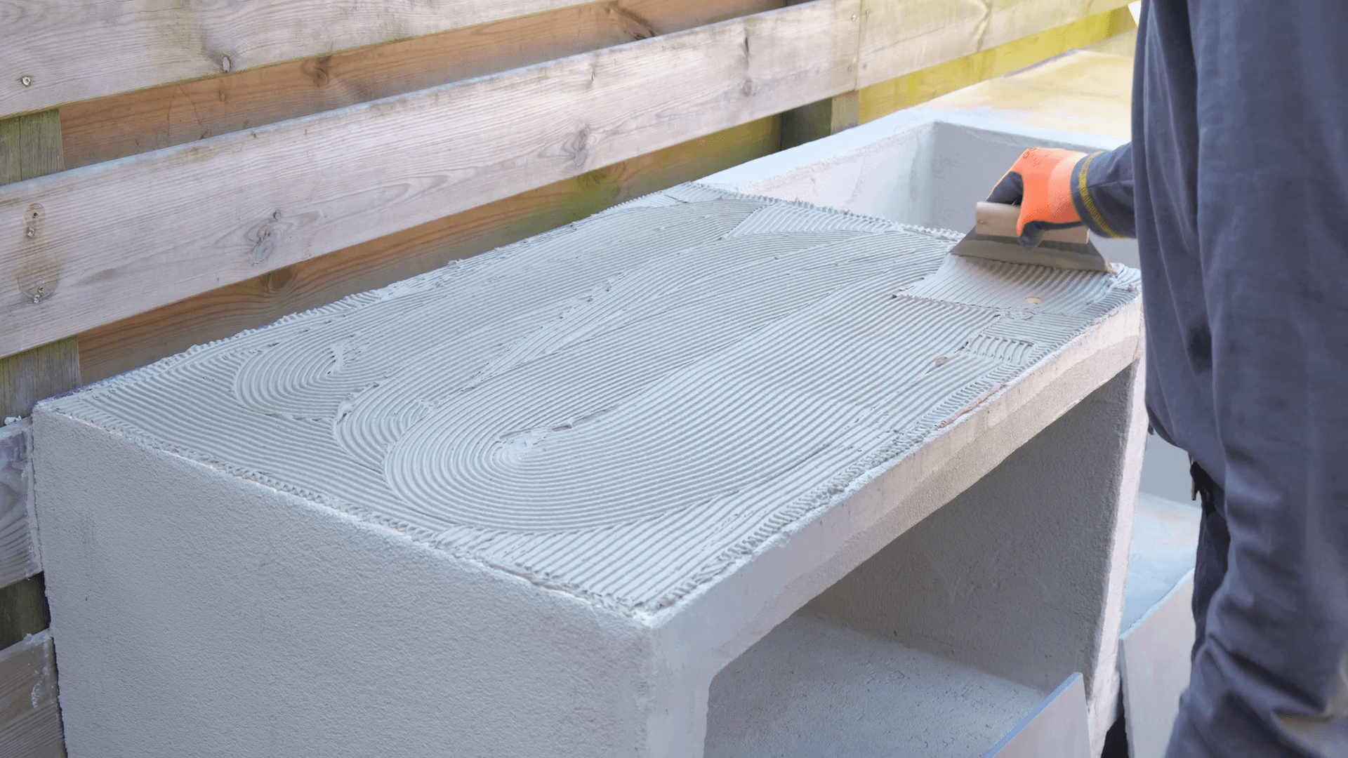 Buitenkeuken van betonblokken maken - Praxis