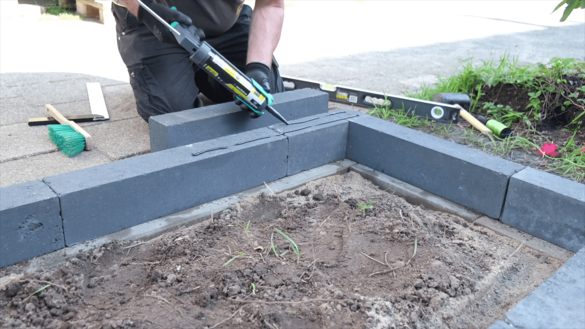 Border maken van stapelblokken | Praxis