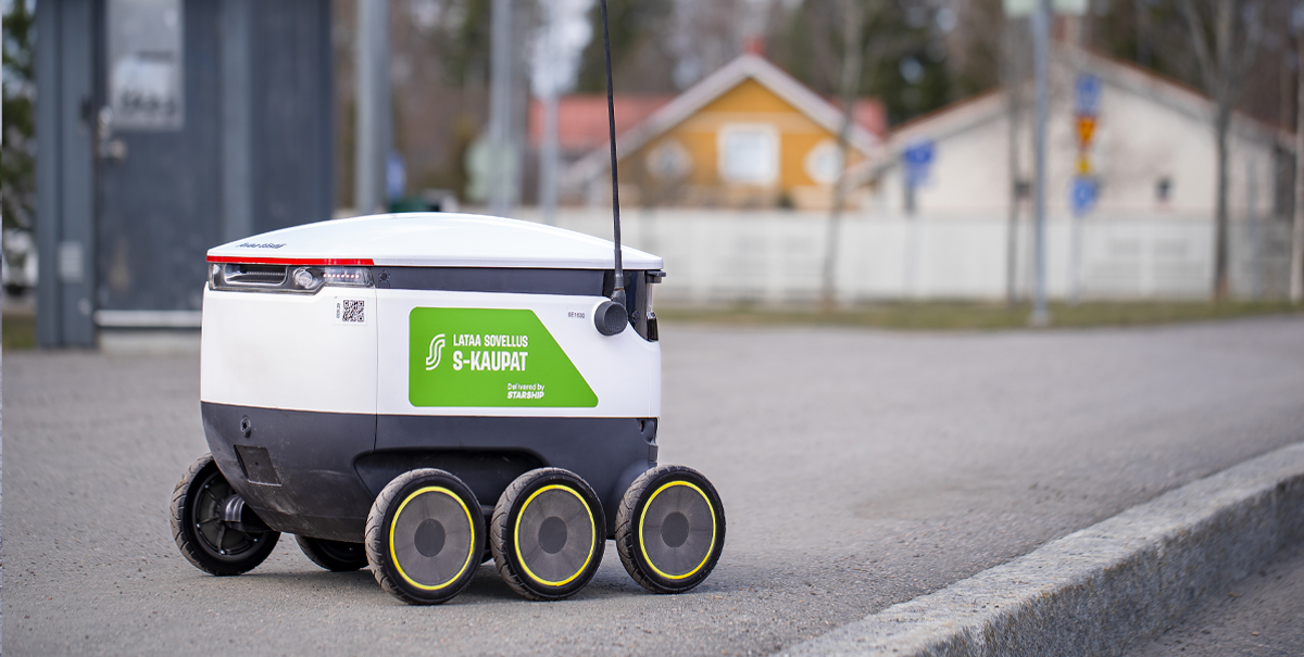 Robokuljetuksella tilaaminen | S-kaupat ruoan verkkokauppa