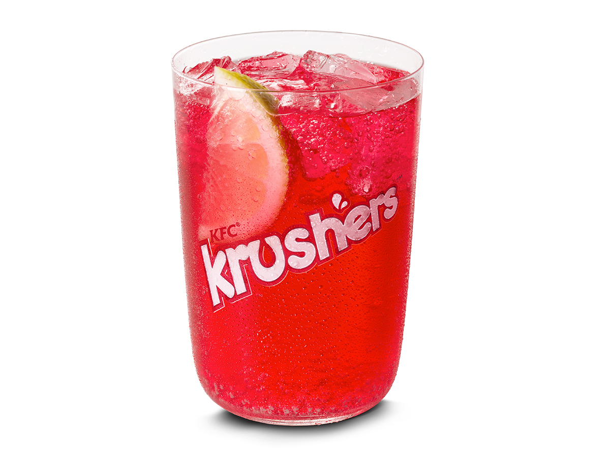 Strawberry Sunrise Sparkling Krusher | Treats | KFC Menu