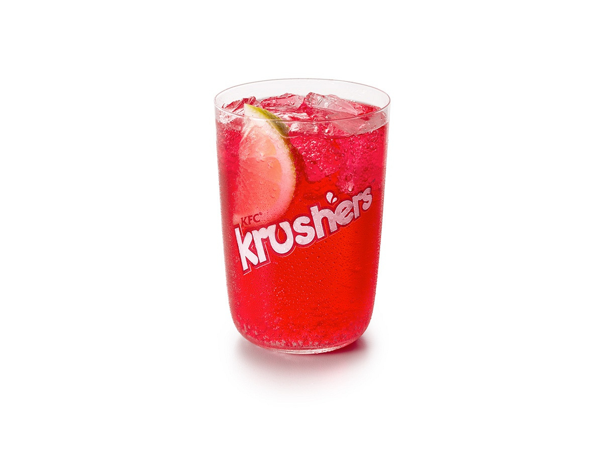 Strawberry Sunrise Sparkling Krusher Drinks Kfc Menu