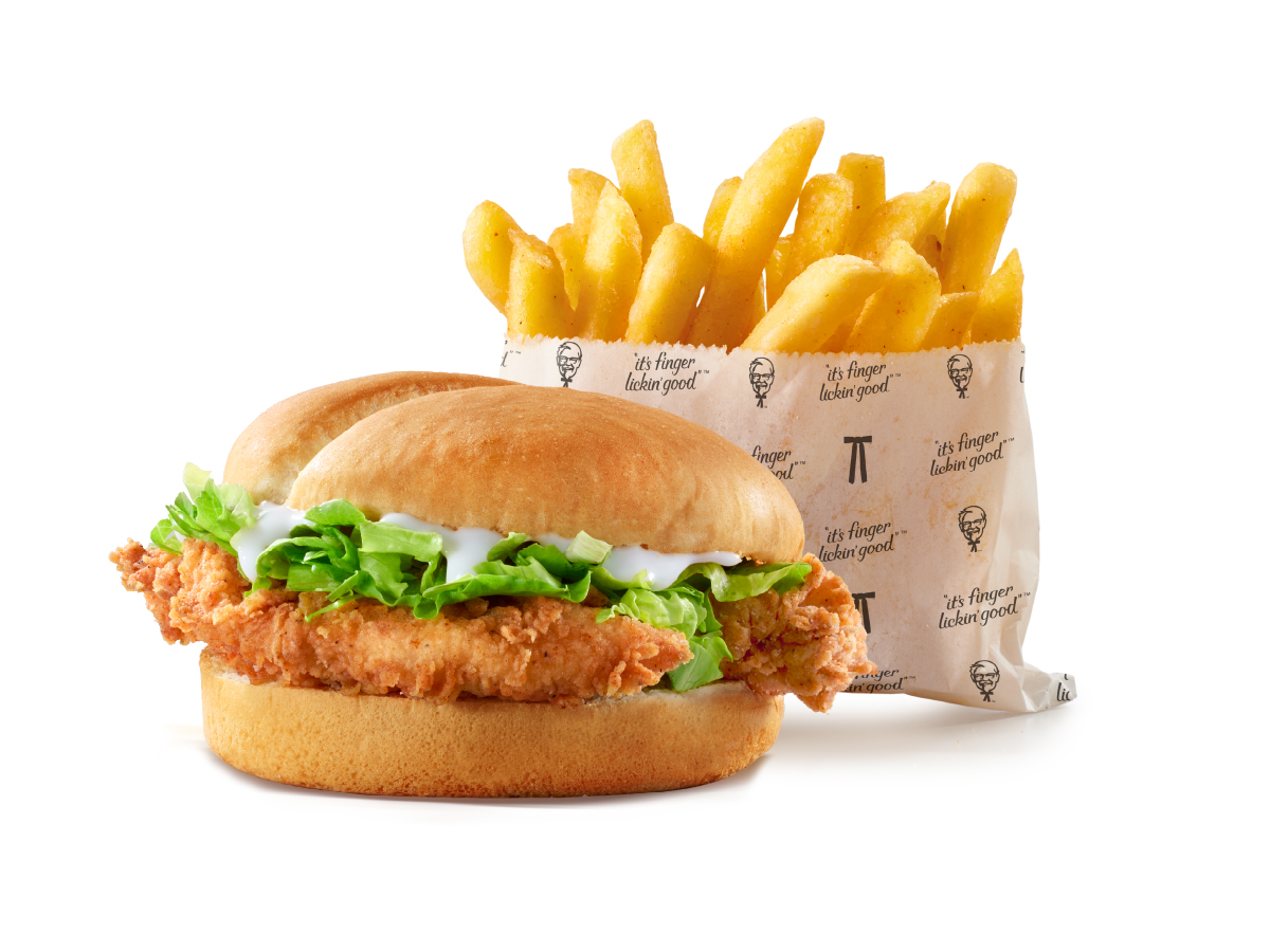 Streetwise Strips Snack Pack Burger | Streetwise | KFC Menu