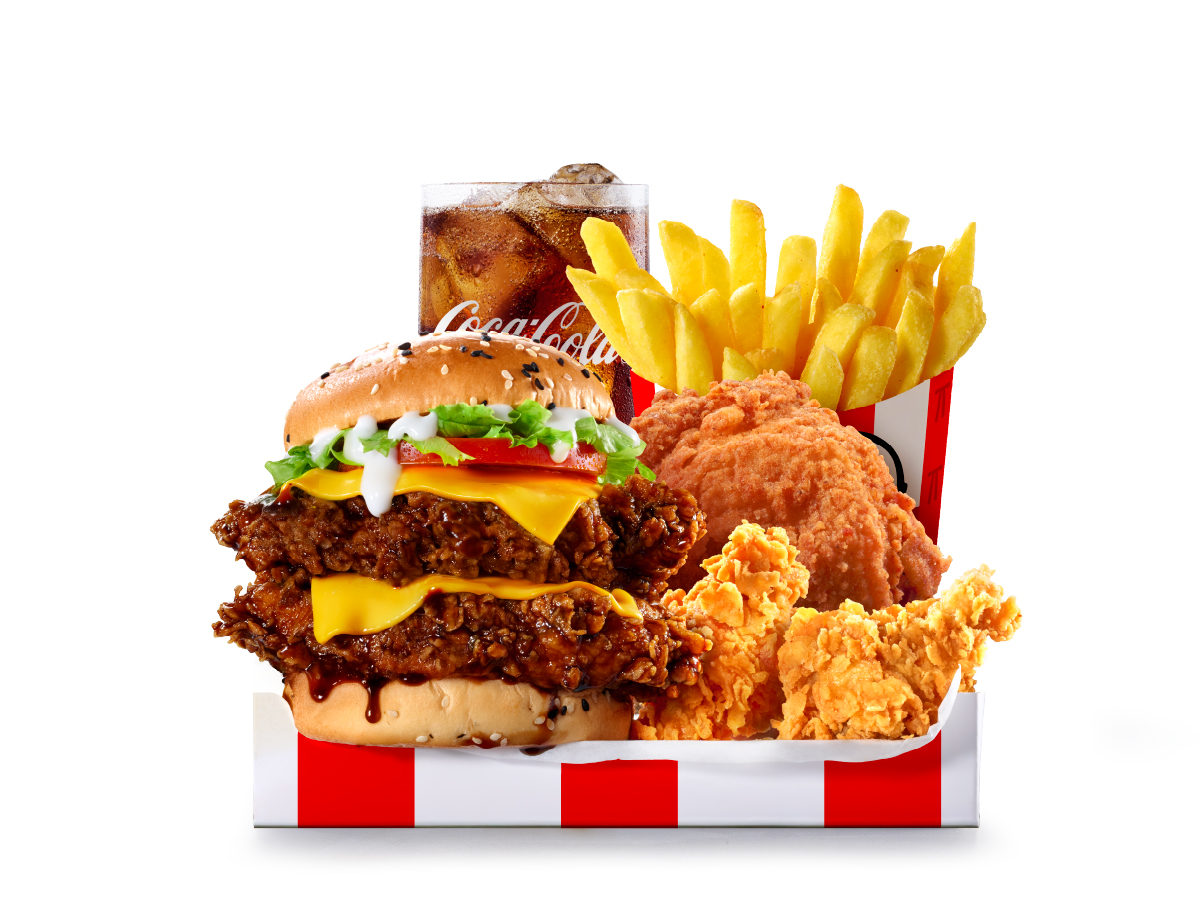 Double Dunked Burger Box | Exclusives | KFC Menu