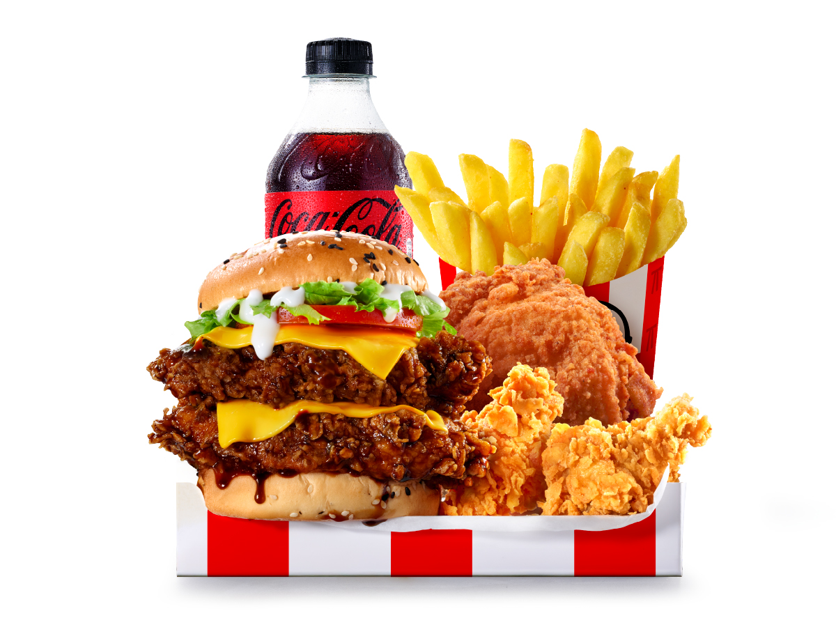 Double Dunked Burger Box - Buddy | Box Meals | KFC Menu