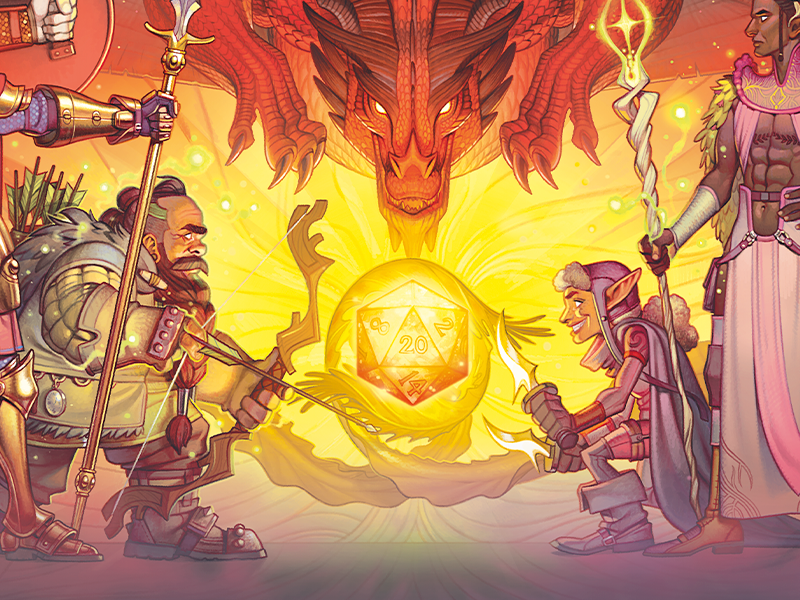 Incentivize Players to Join the Party with Gold Anniversary d20 Dice! | WPN