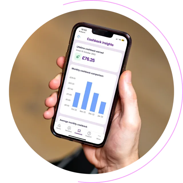 Get fast, simple, secure cashback