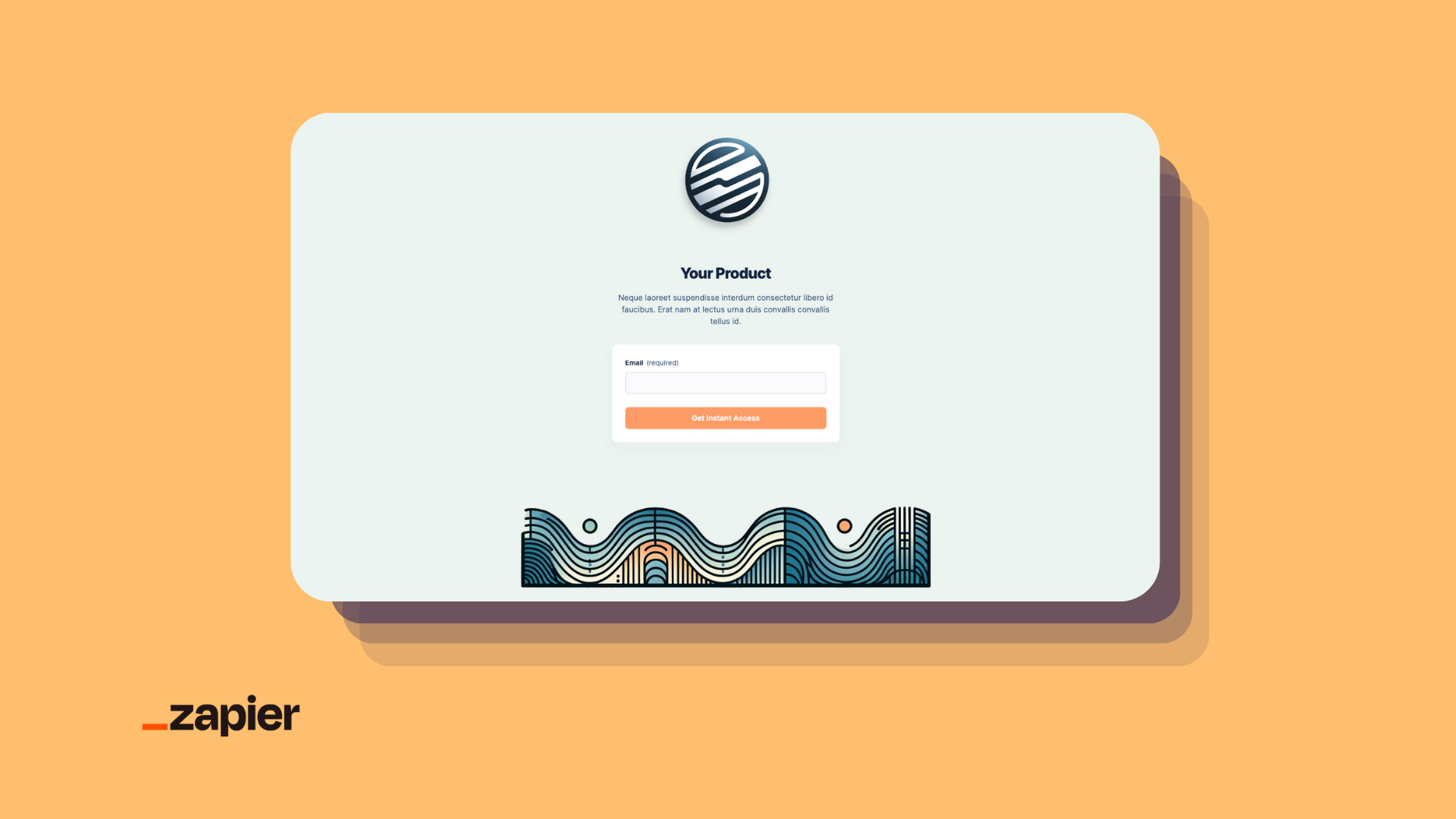 Landing Page Template | Zapier Interfaces