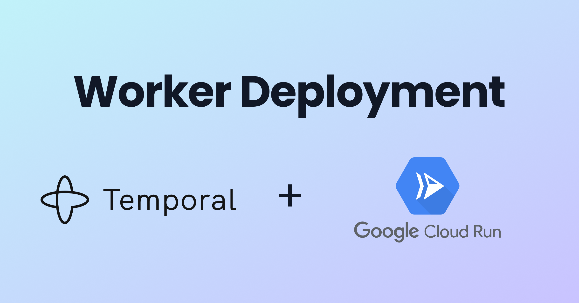 Temporal Workers & Google Cloud Run | Temporal