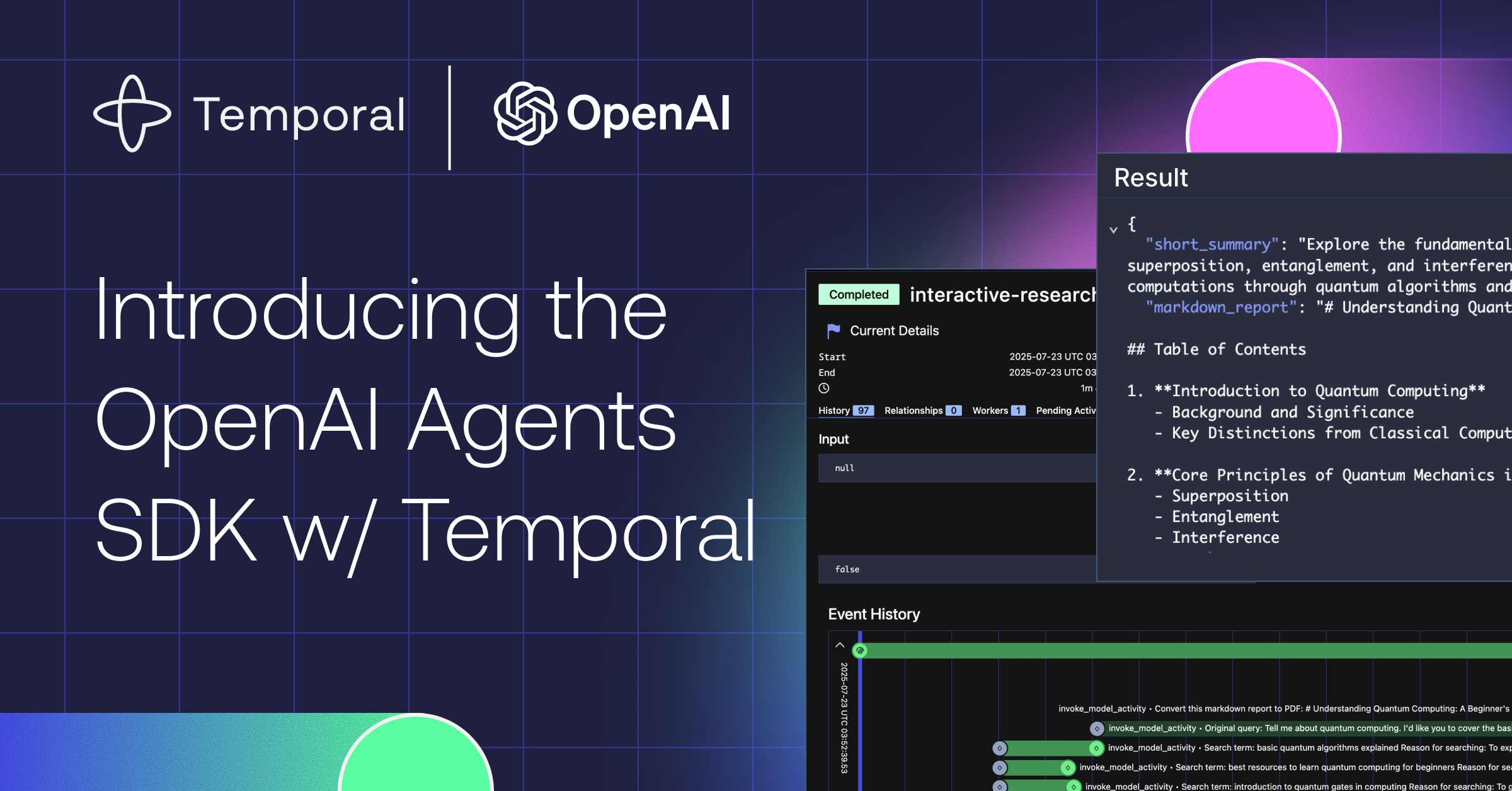 Production-ready agents with the OpenAI Agents SDK + Temporal | Temporal