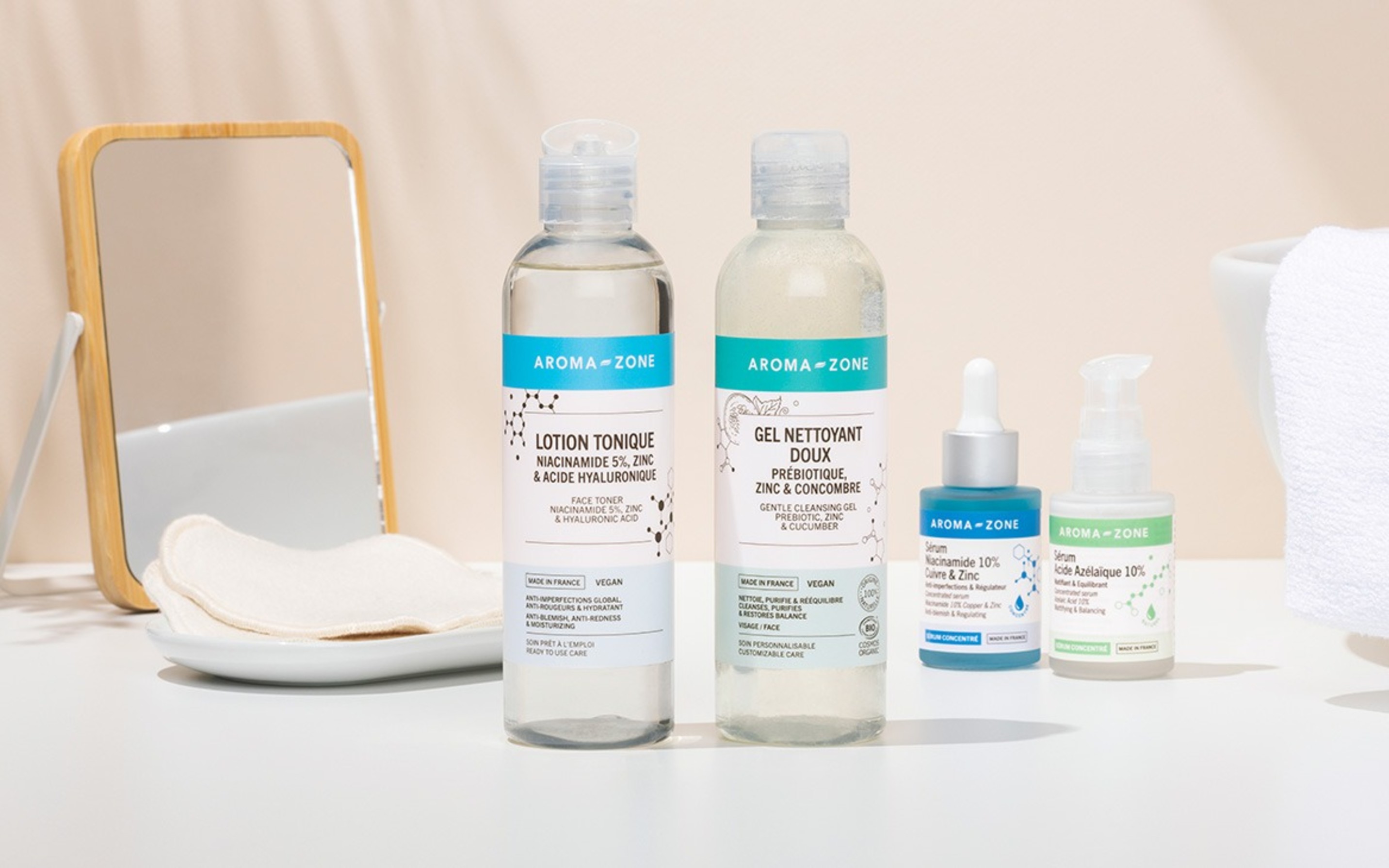 Comment utiliser une lotion visage au niacinamide ? - Aroma-Zone