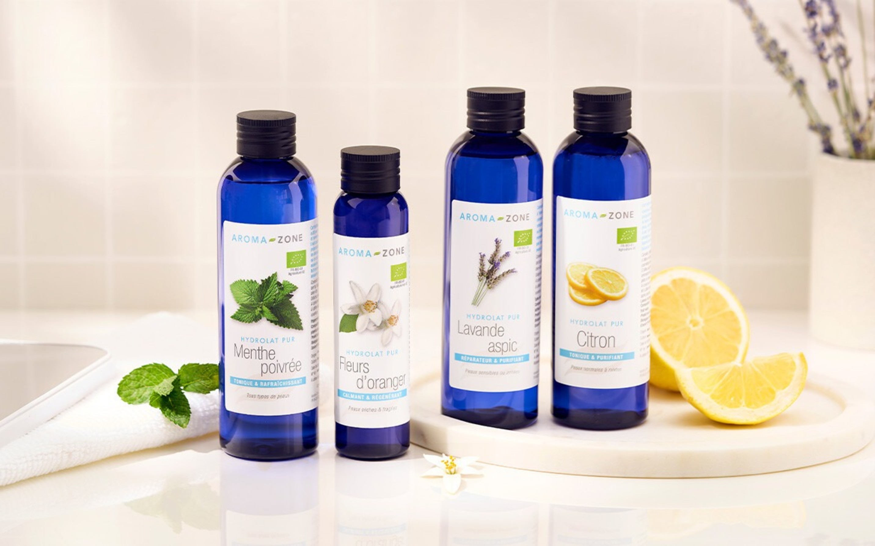 Hydrolat visage : purifie, apaise et tonifie la peau - Aroma-Zone