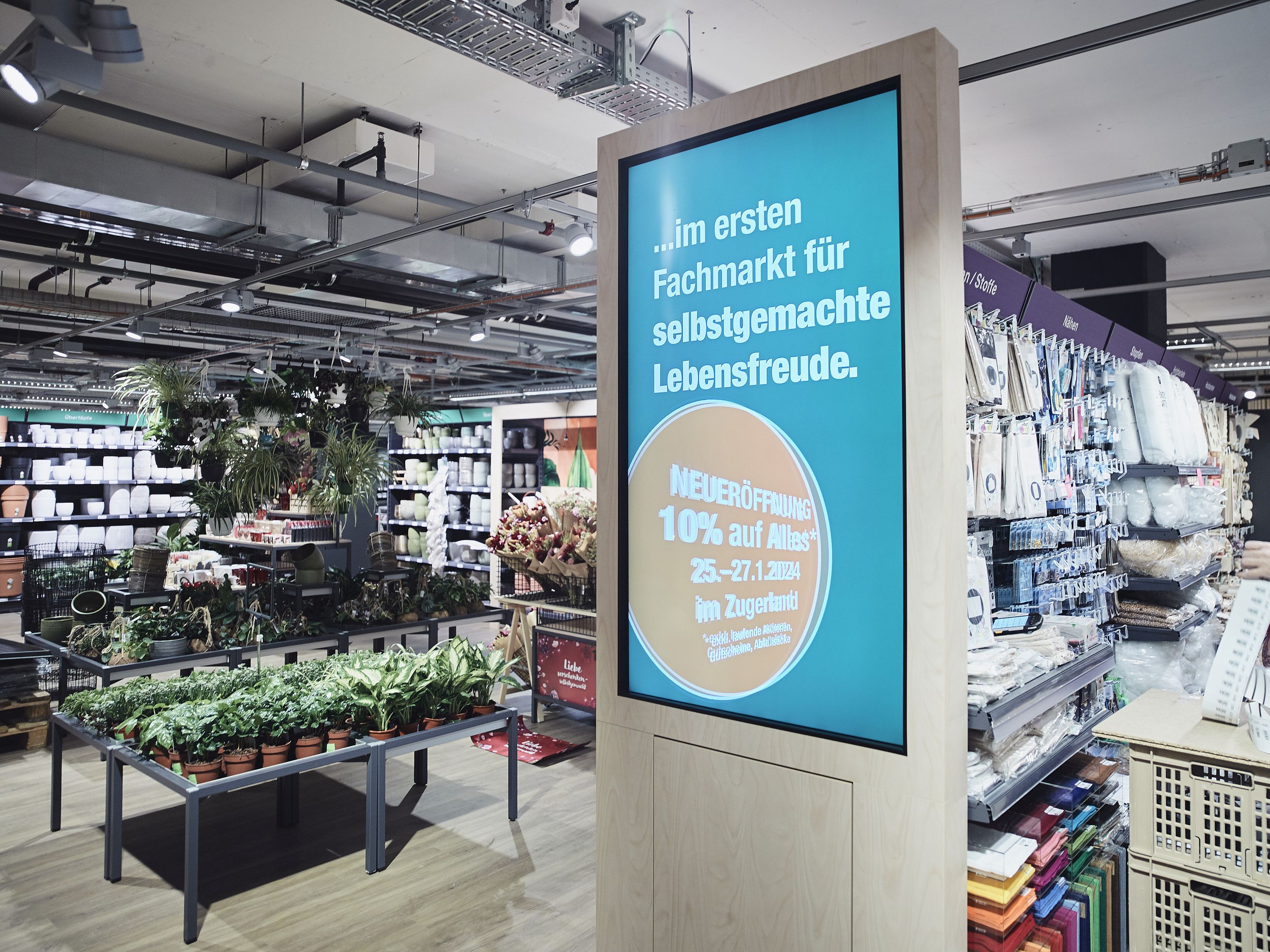Do it + Garden Zugerland macht neues Konzept erlebbar | Migros