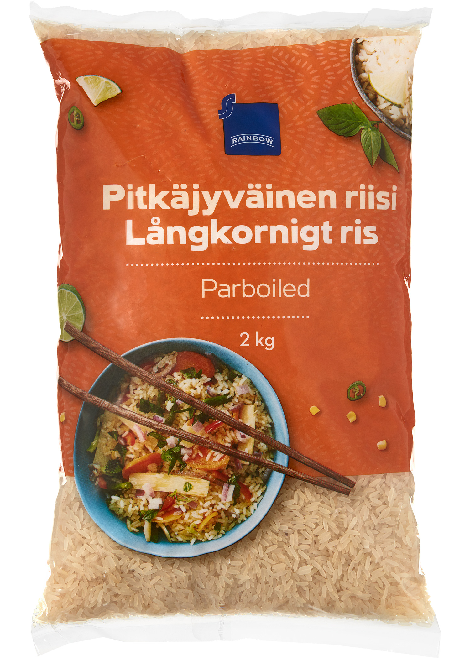 Takaisinveto: RAINBOW PITKÄJYVÄINEN RIISI 2 KG - S-ryhmä