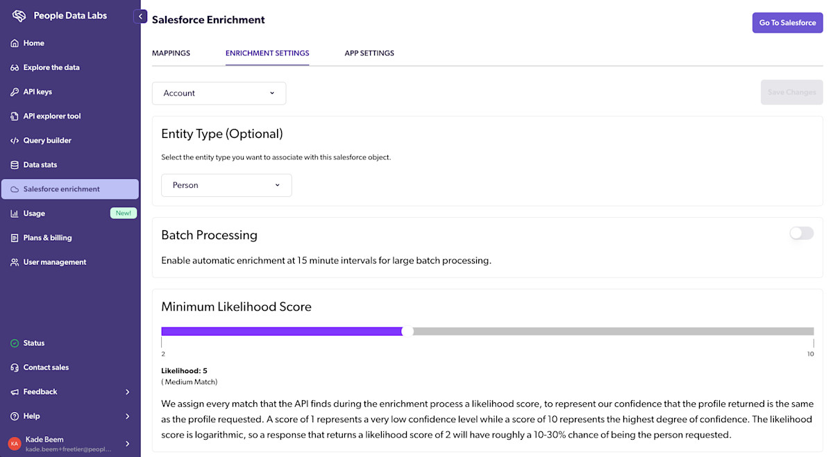 API Dashboard Quickstart | People Data Labs Blog