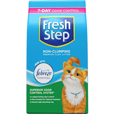 Fresh Step® Non-Clumping Clay Cat Litter with Febreze | Fresh Step®