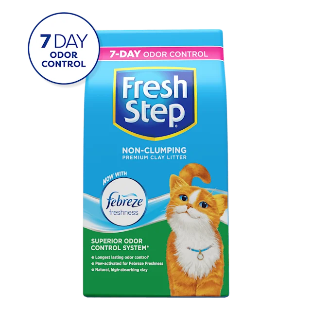 Fresh Step® Non-Clumping Clay Cat Litter with Febreze | Fresh Step®