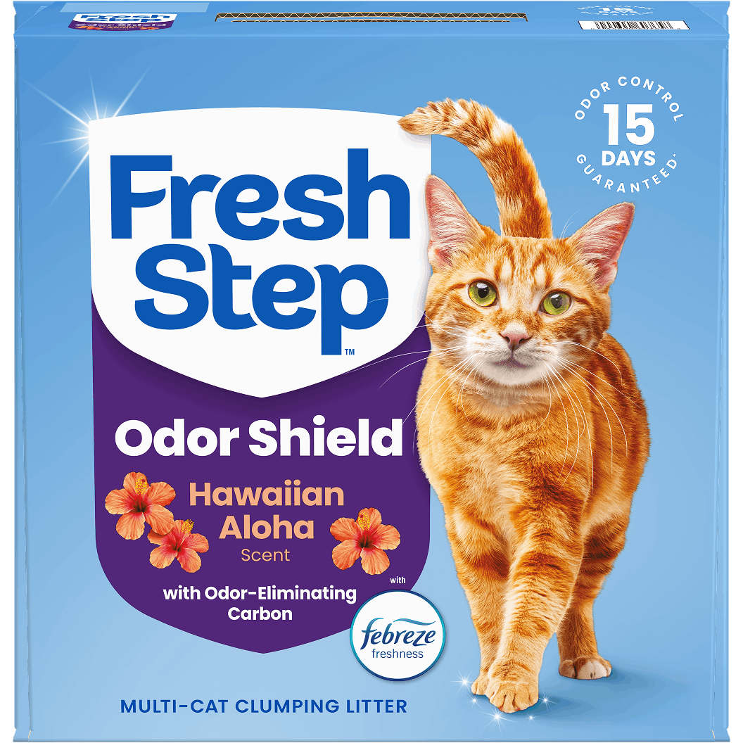 Fresh Step™ Odor Shield Hawaiian Aloha Multi-Cat Litter – Tropical ...