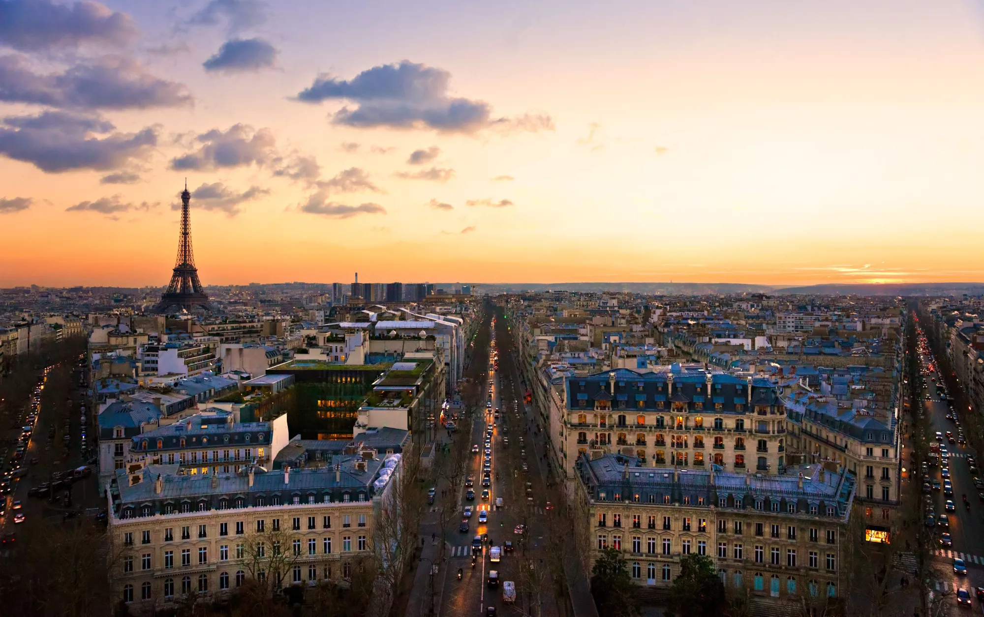 Sunset in Paris