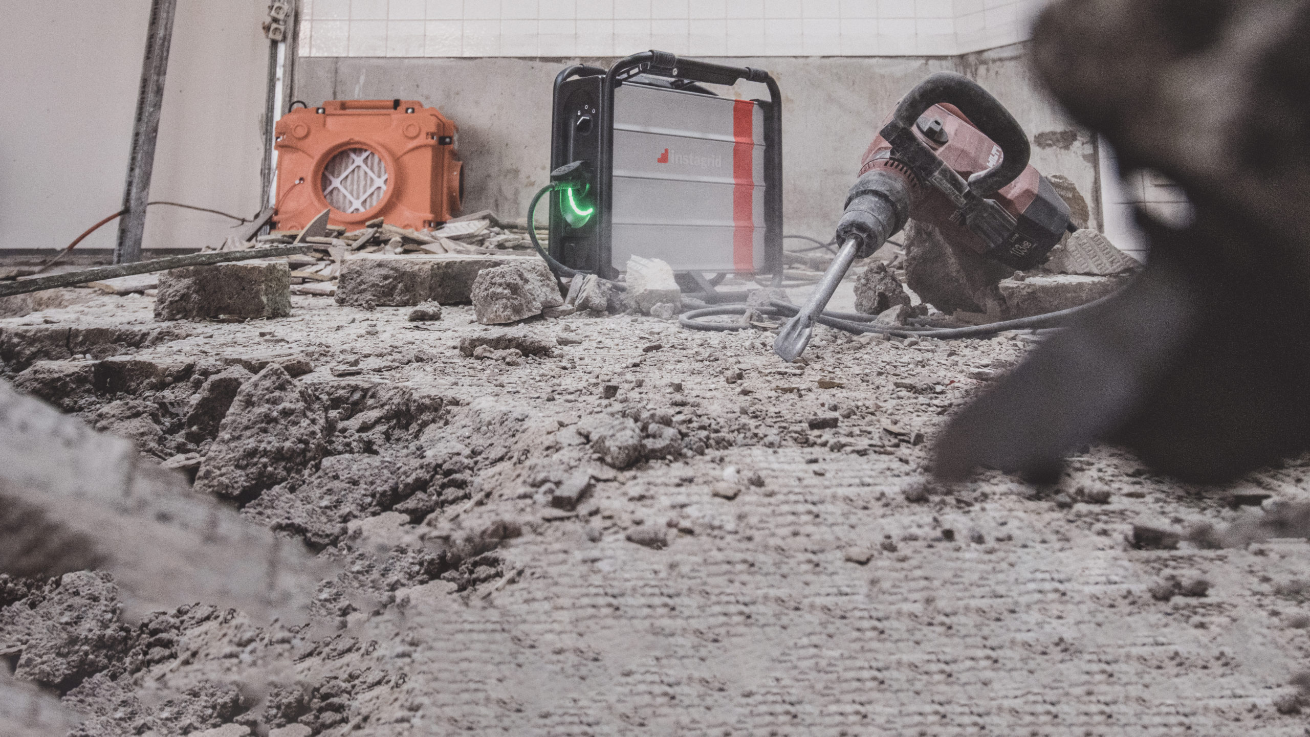 Construction drying – using instagrid saved time and removed limiting ...