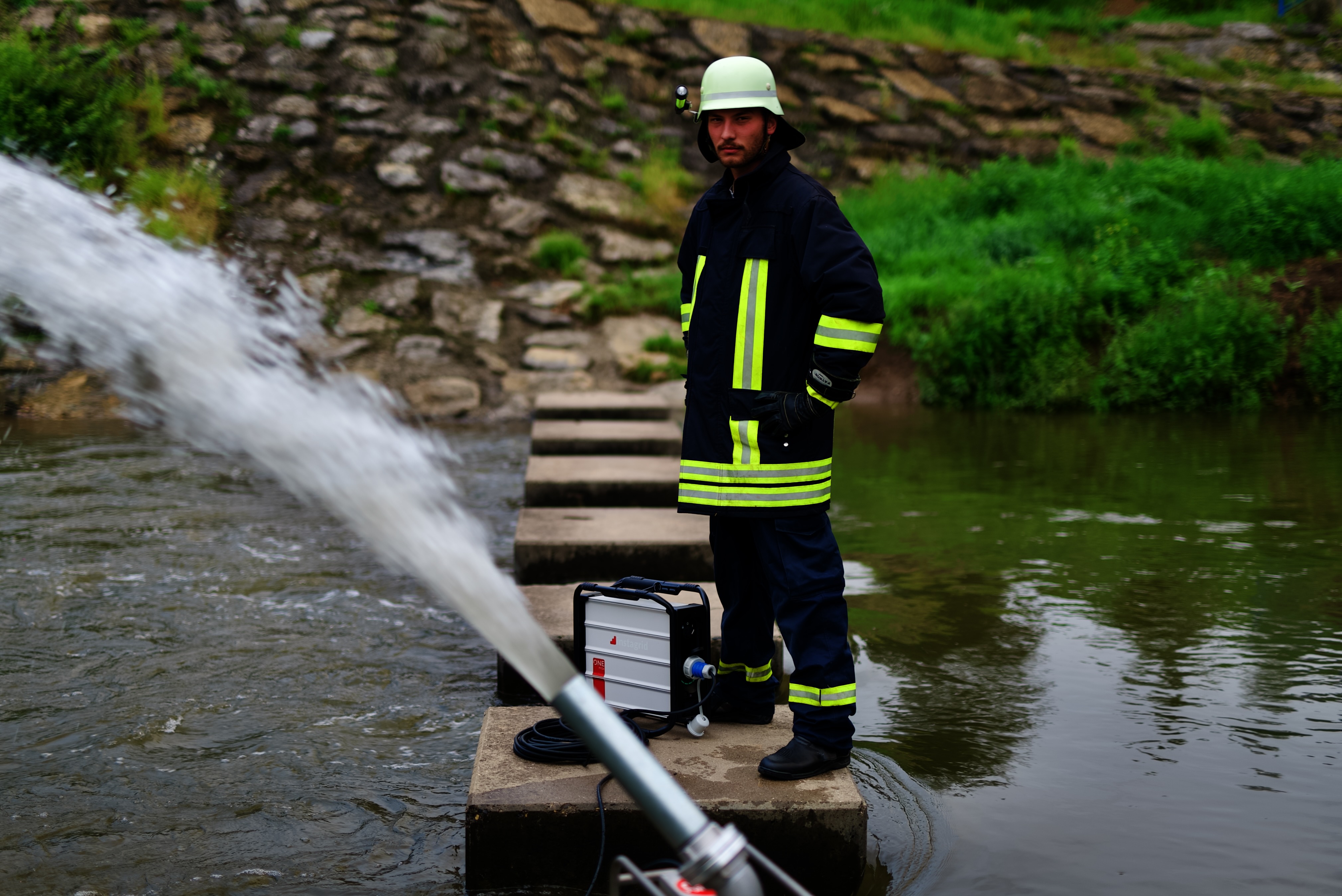 Powering Emergency Water Pumps with Instagrid ONE - Instagrid