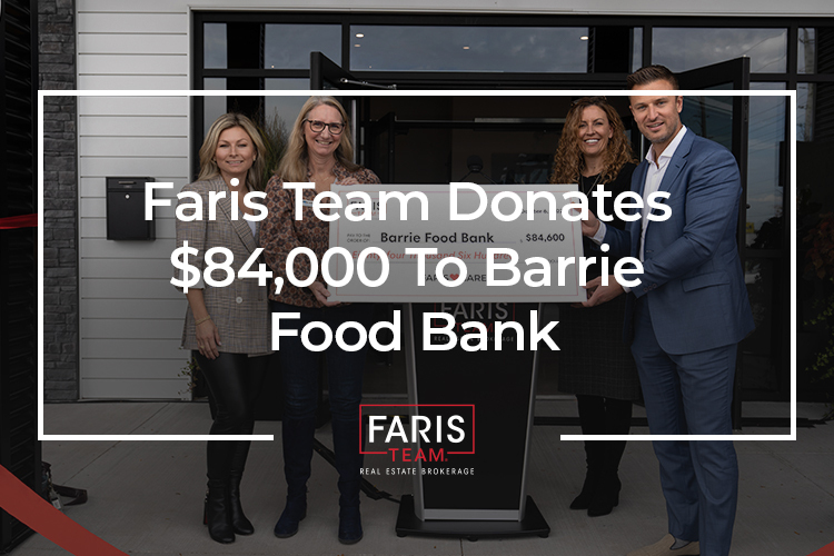 Full Out® For Community: Faris Team Donates $84,000 To Barrie Food Bank ...