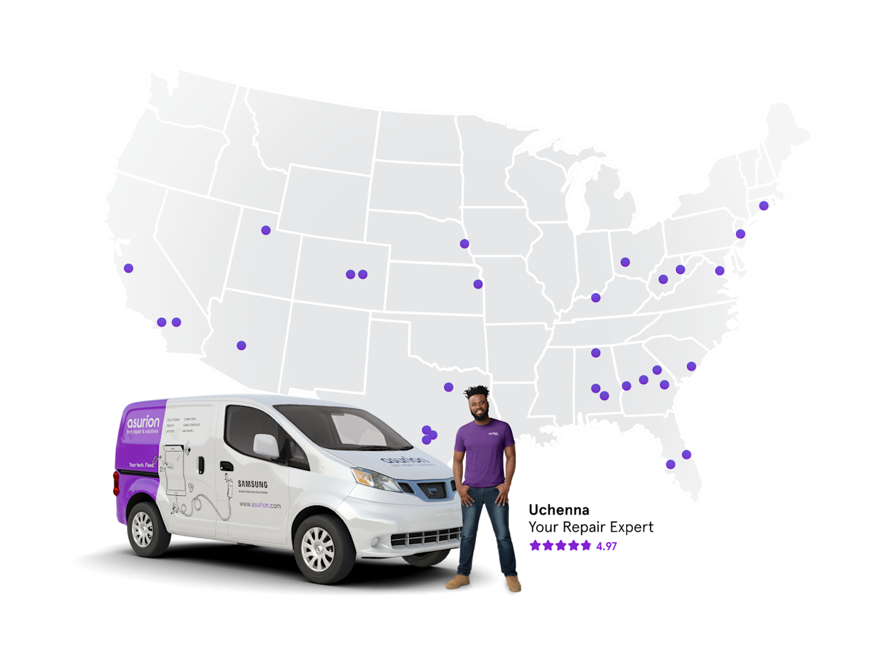 AAFES Exchange Asurion Tech Repair & Solutions Remote Locations