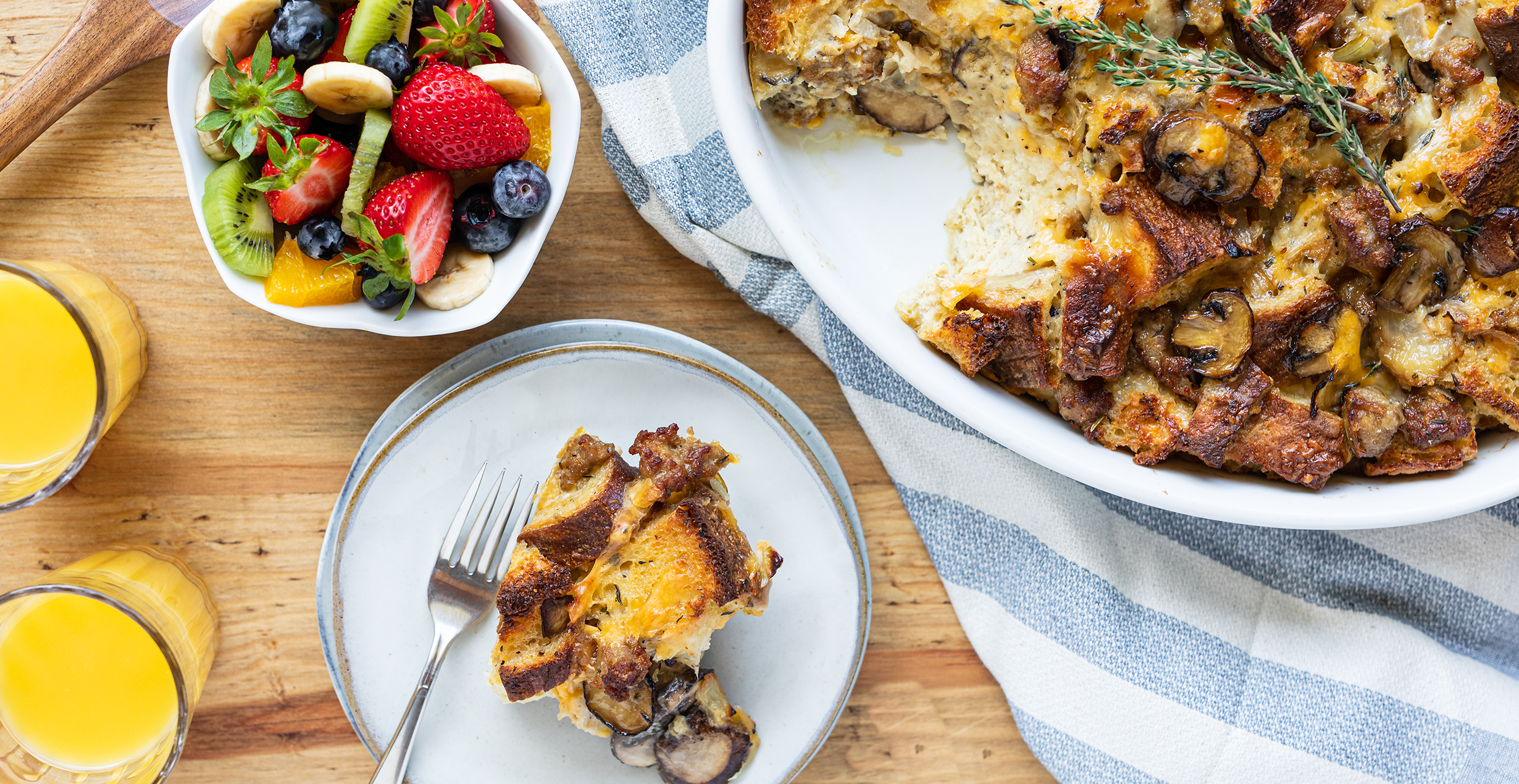 Savory Brunch or Breakfast Strata | Recipe | Town & Country Markets ...