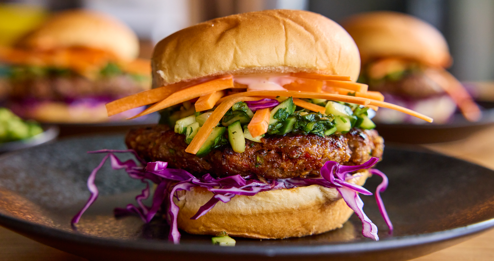 Thai Burger with Cucumber Mint Relish | Recipe | Town & Country Markets