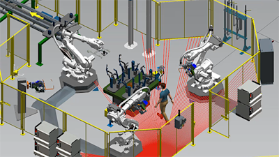 Validate robotics workcell safety | Siemens Software