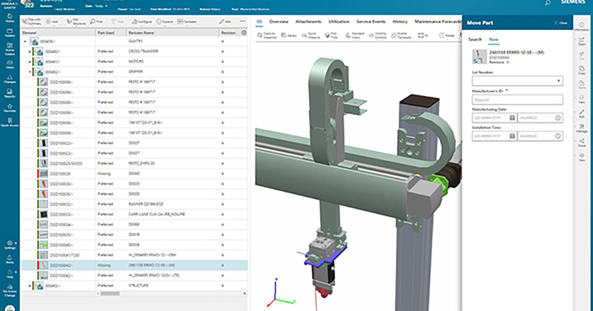 Teamcenter Service Lifecycle Management trial | Siemens Digital Industries Software