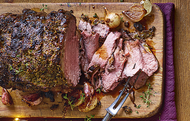 Slow-roasted Peppered Ribeye Recipe | Ocado