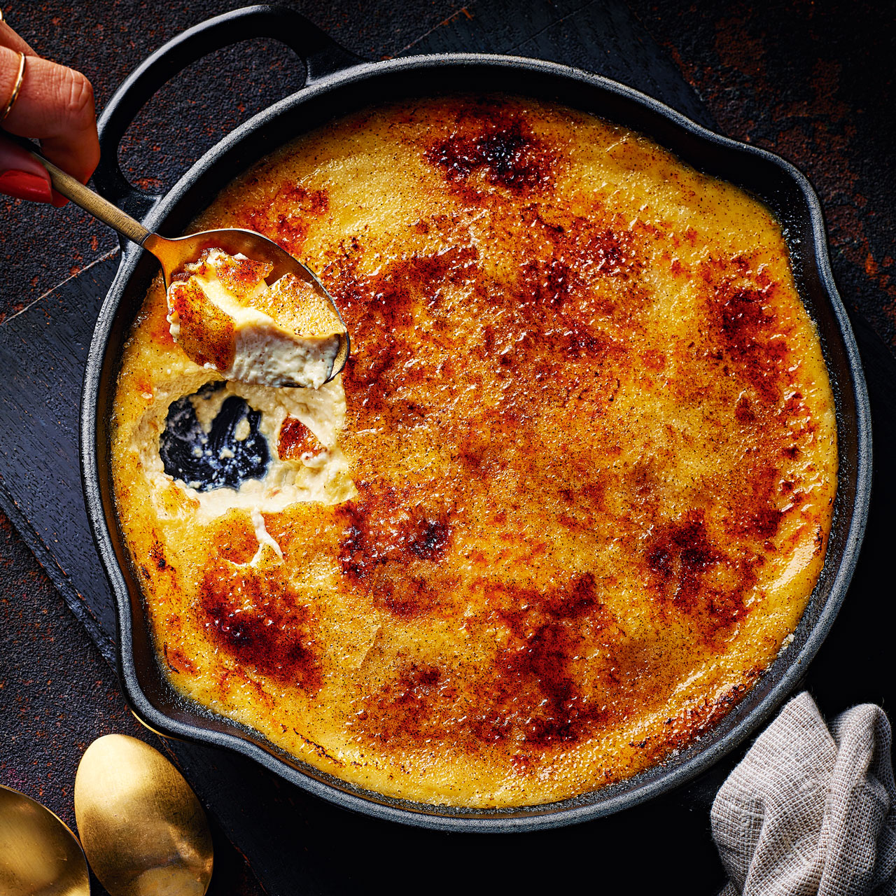 Eggnog Crème Brûlée