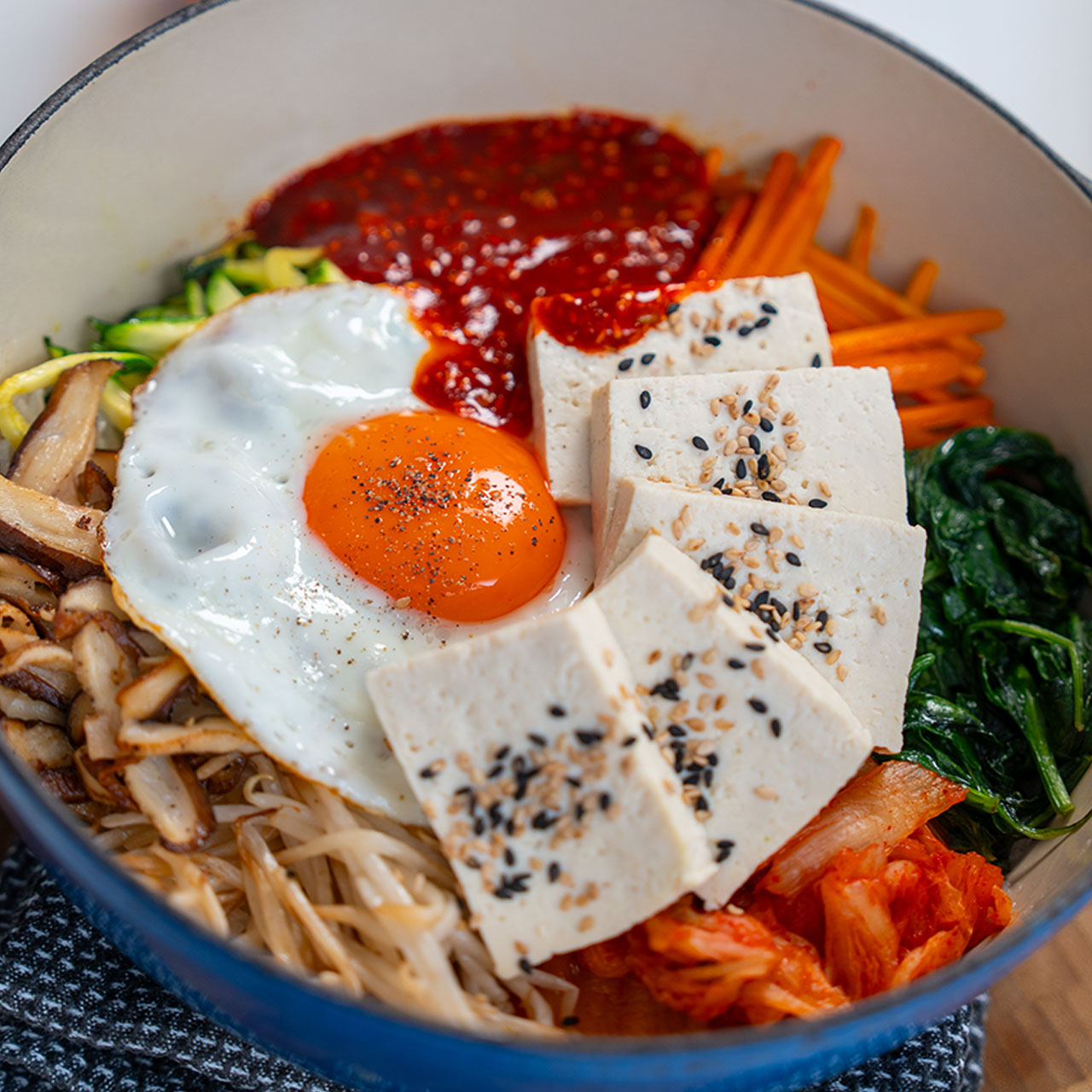 Bountiful Tofu Bibimbap