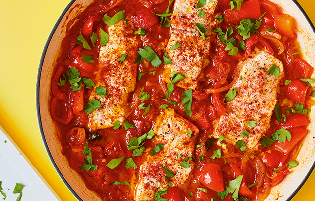 Spanish Red Pepper Stew with Haddock Recipe | Ocado